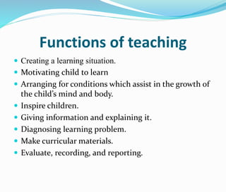 General introduction to teaching and learning | PPTX