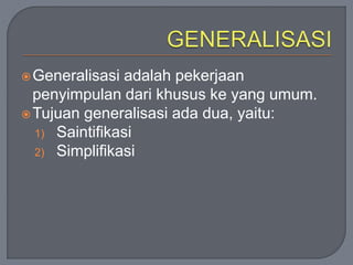 Generalisasi, periodisasi dan kronologi | PPTX