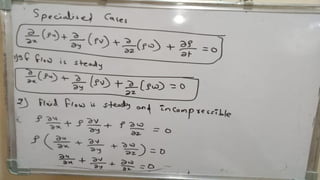 Generalised continuity equation in cartesian coordinate system | PPT