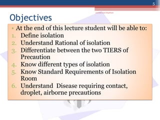 General isolation policy | PPTX