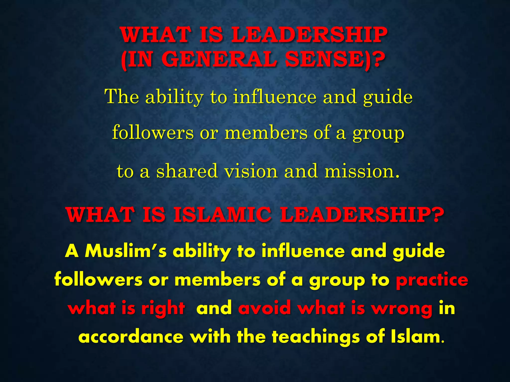 General Issues with Islamic Leadership Today_Philippines Context.ppt