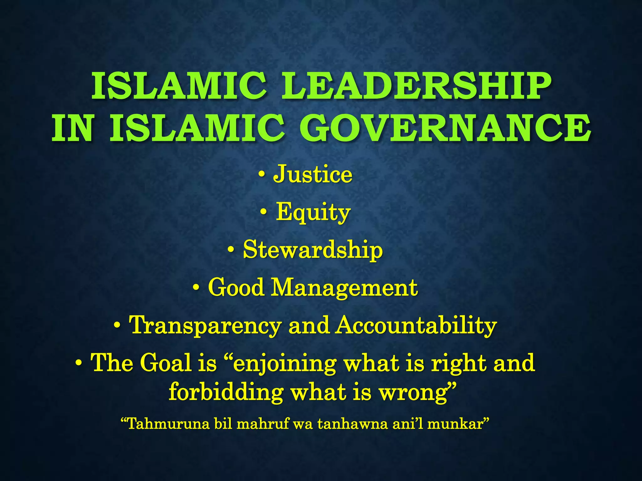 General Issues with Islamic Leadership Today_Philippines Context.ppt