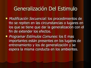 Generalizacion Y Mantenimiento | PPT