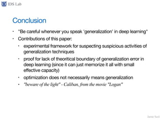 Understanding deep learning requires rethinking generalization | PDF