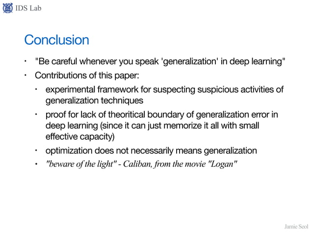 Understanding deep learning requires rethinking generalization | PPT Understanding deep learning requires rethinking generalization | PPT