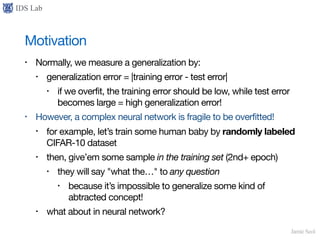 Understanding deep learning requires rethinking generalization | PDF