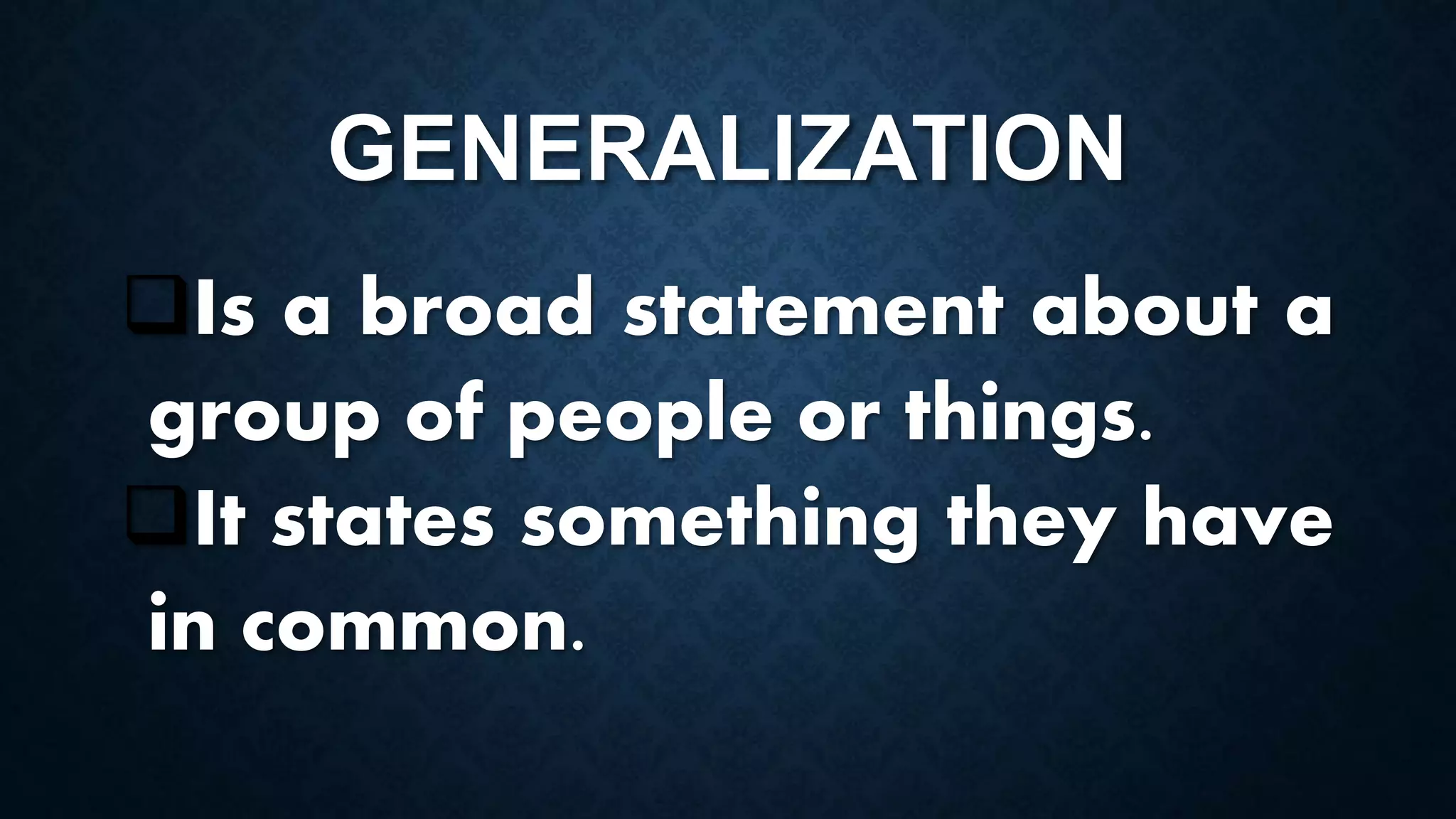 GENERALIZATION.pptx