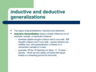 Generalization and example | PPT