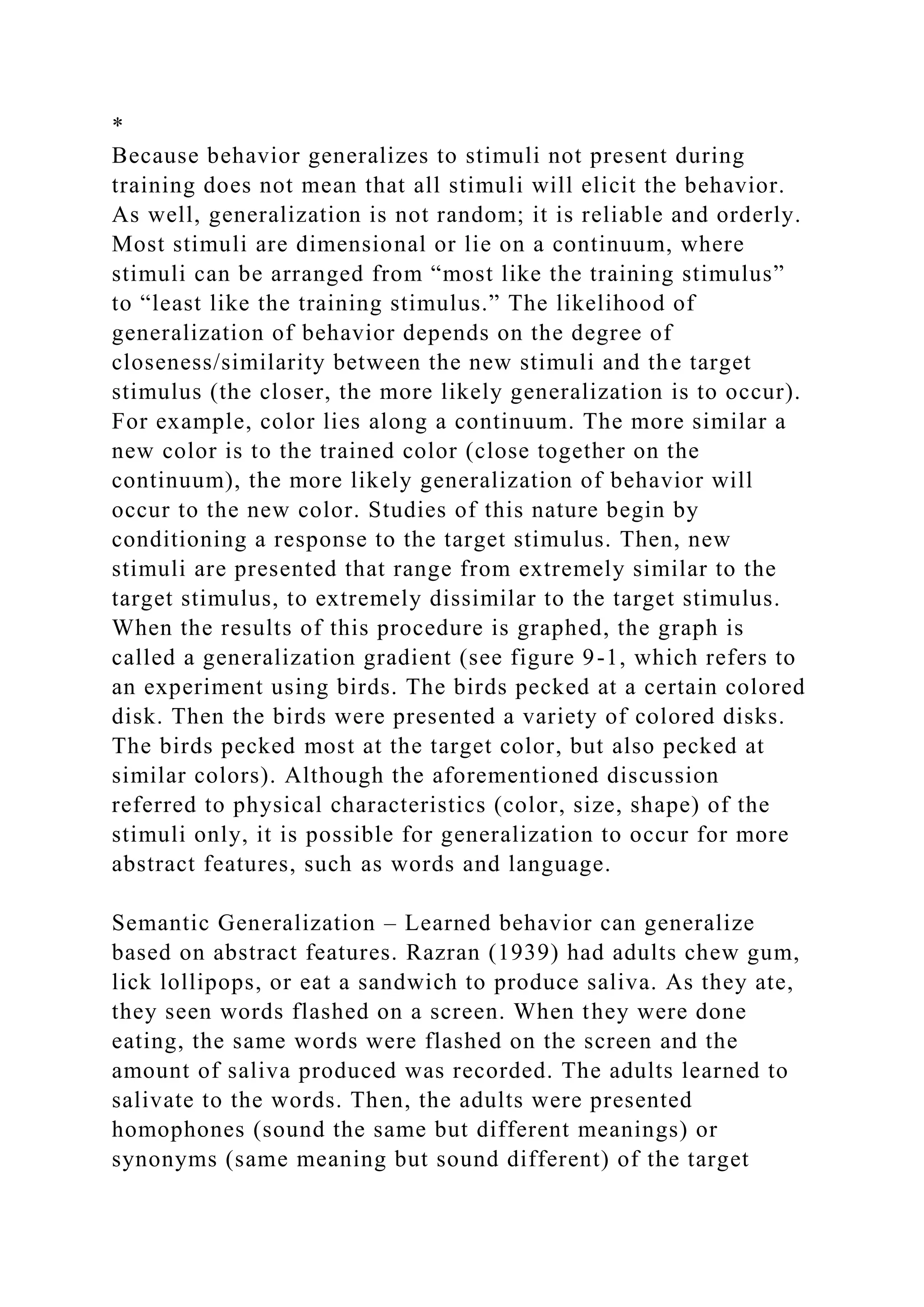 Generalization, Discrimination, and Stimulus ControlChap.docx