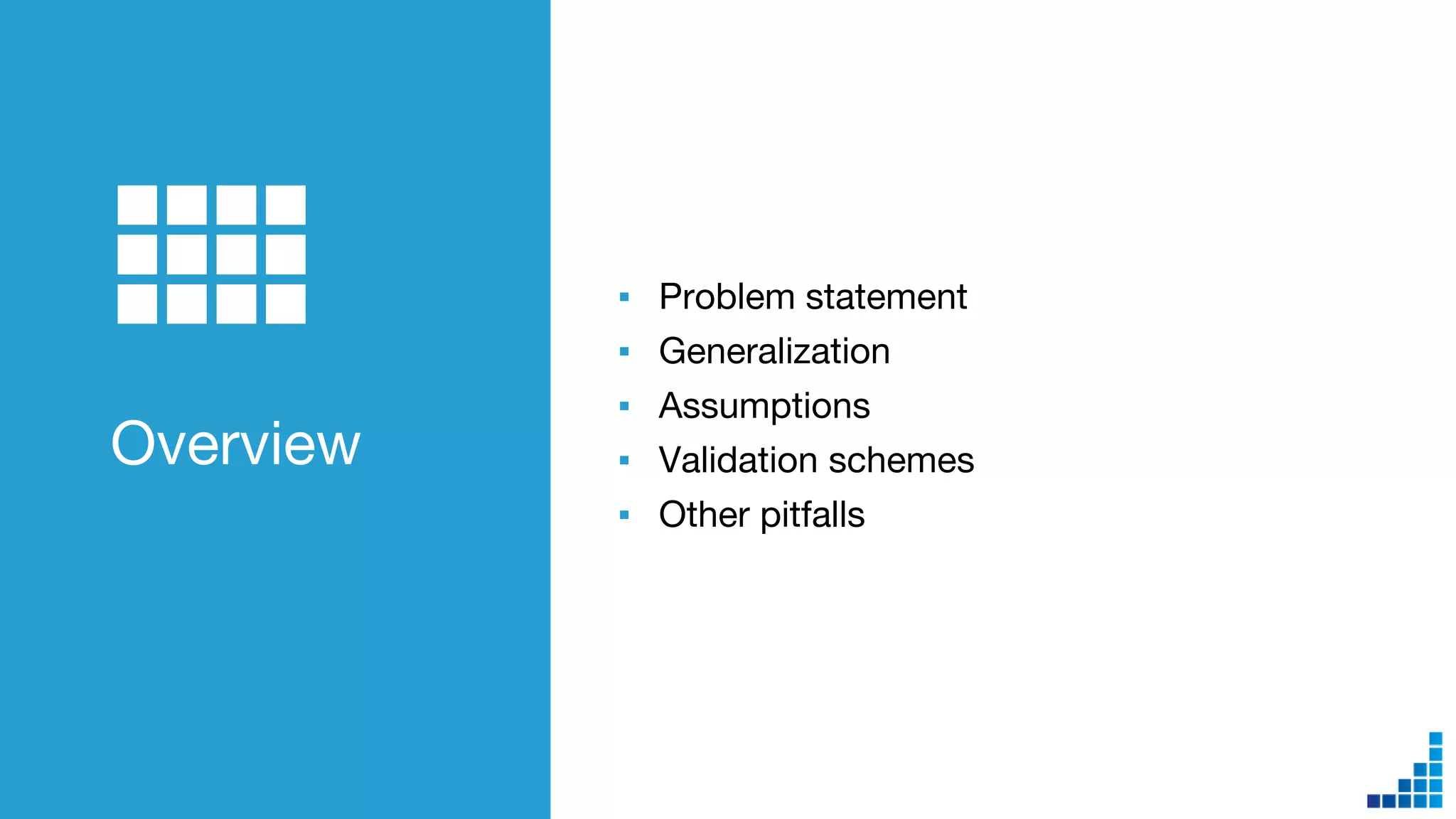 Generalization PyData Jan van der Vegt | PPT