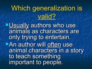 Generalize | PPT