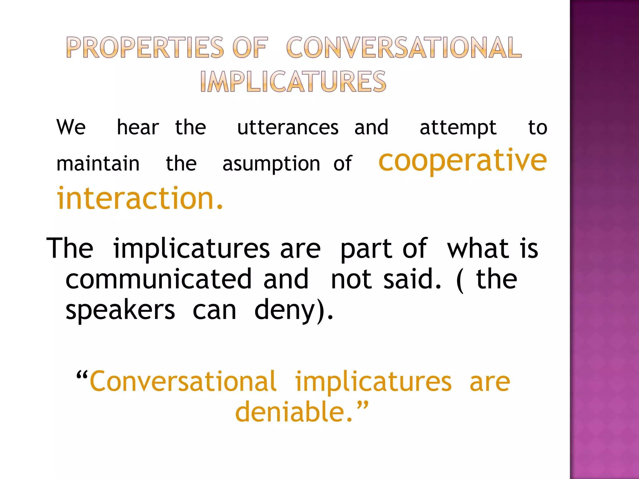 Generalized conversational | PPT