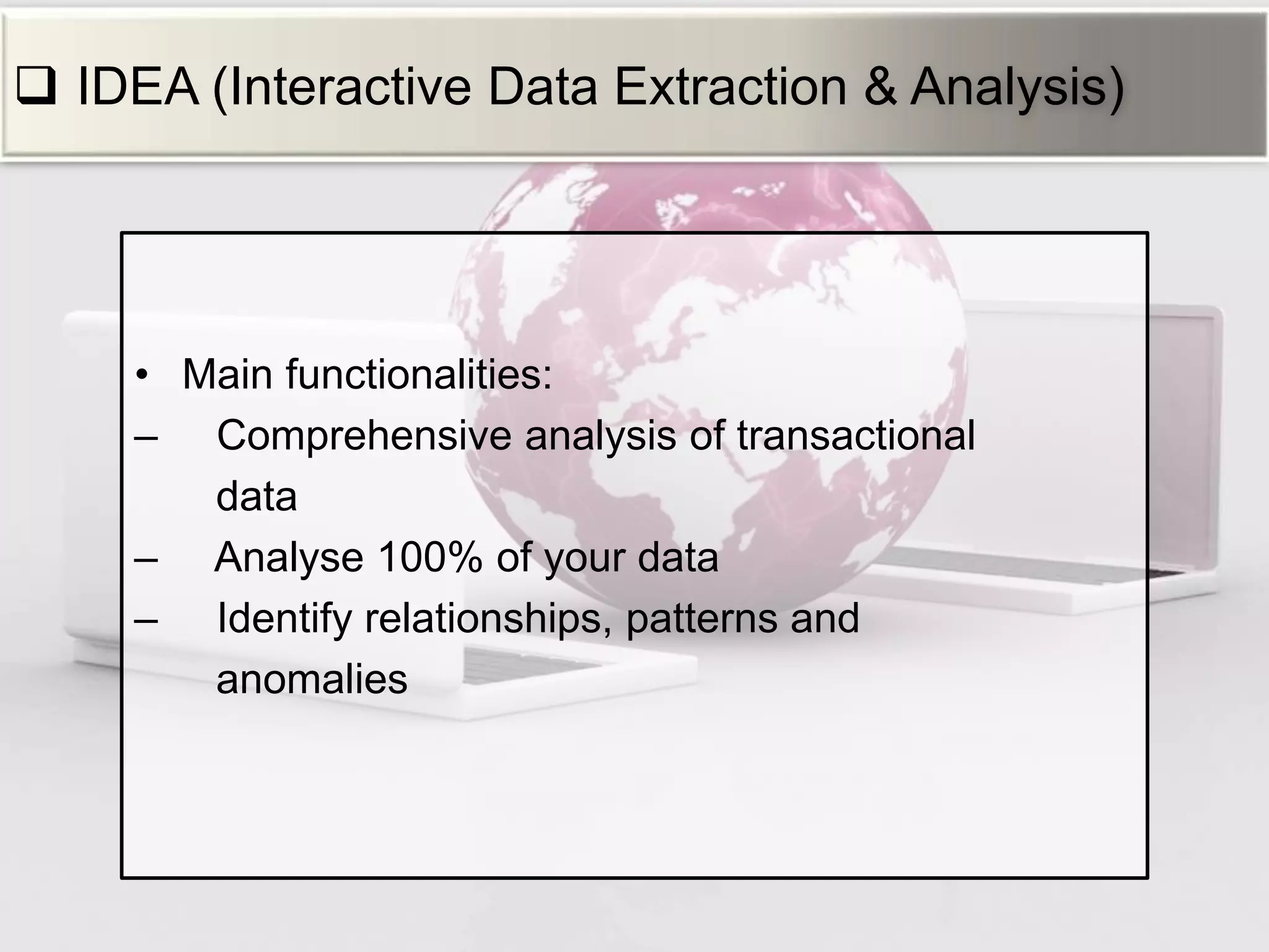 Generalized audit-software | PPTX