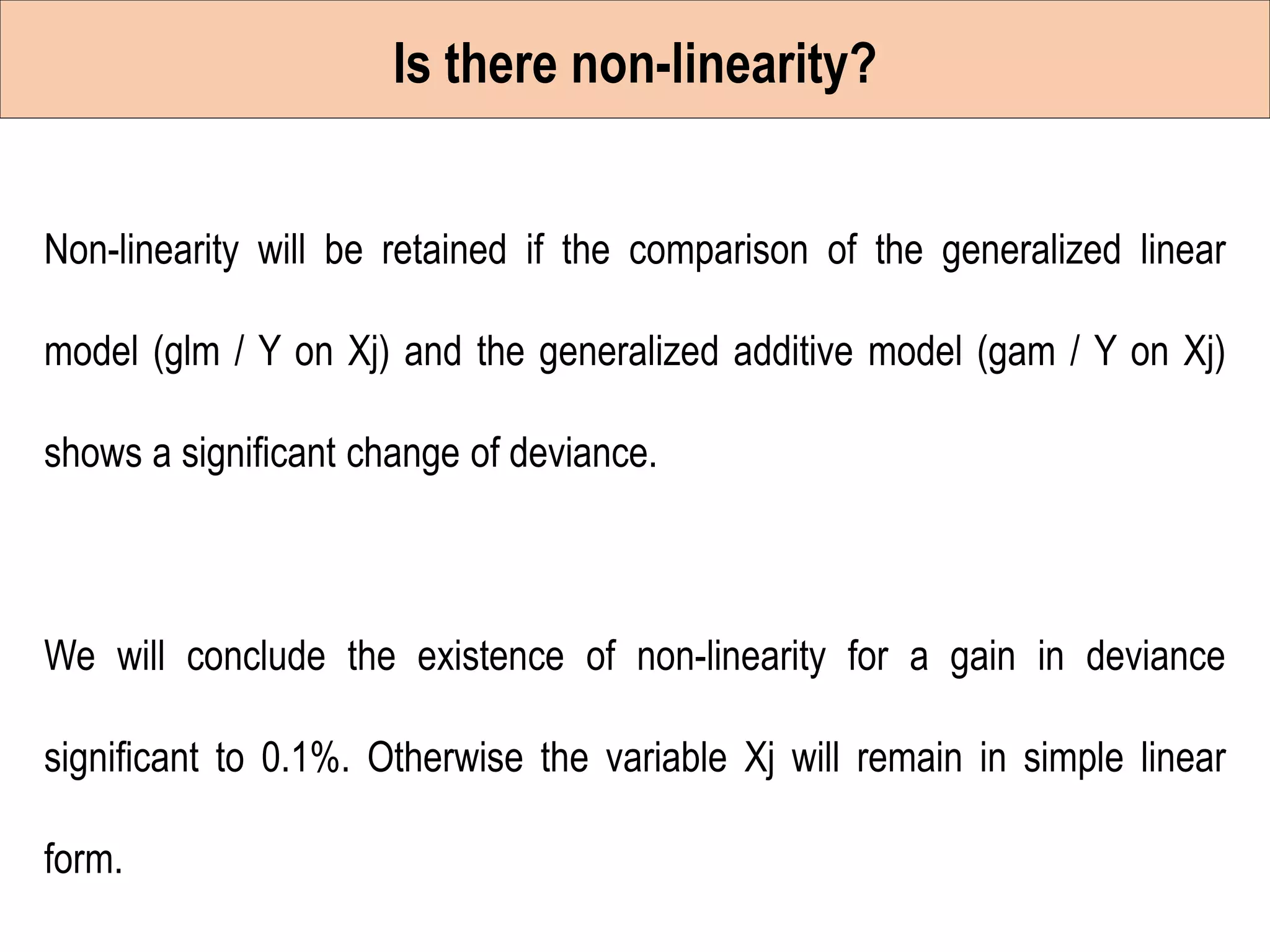 Generalized additives models (gam) | PDF