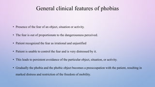 Generalized and phobic anxiety disorder | PPTX