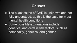 AP Psychology PowerPoint- GAD | PPTX