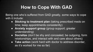 AP Psychology PowerPoint- GAD | PPTX
