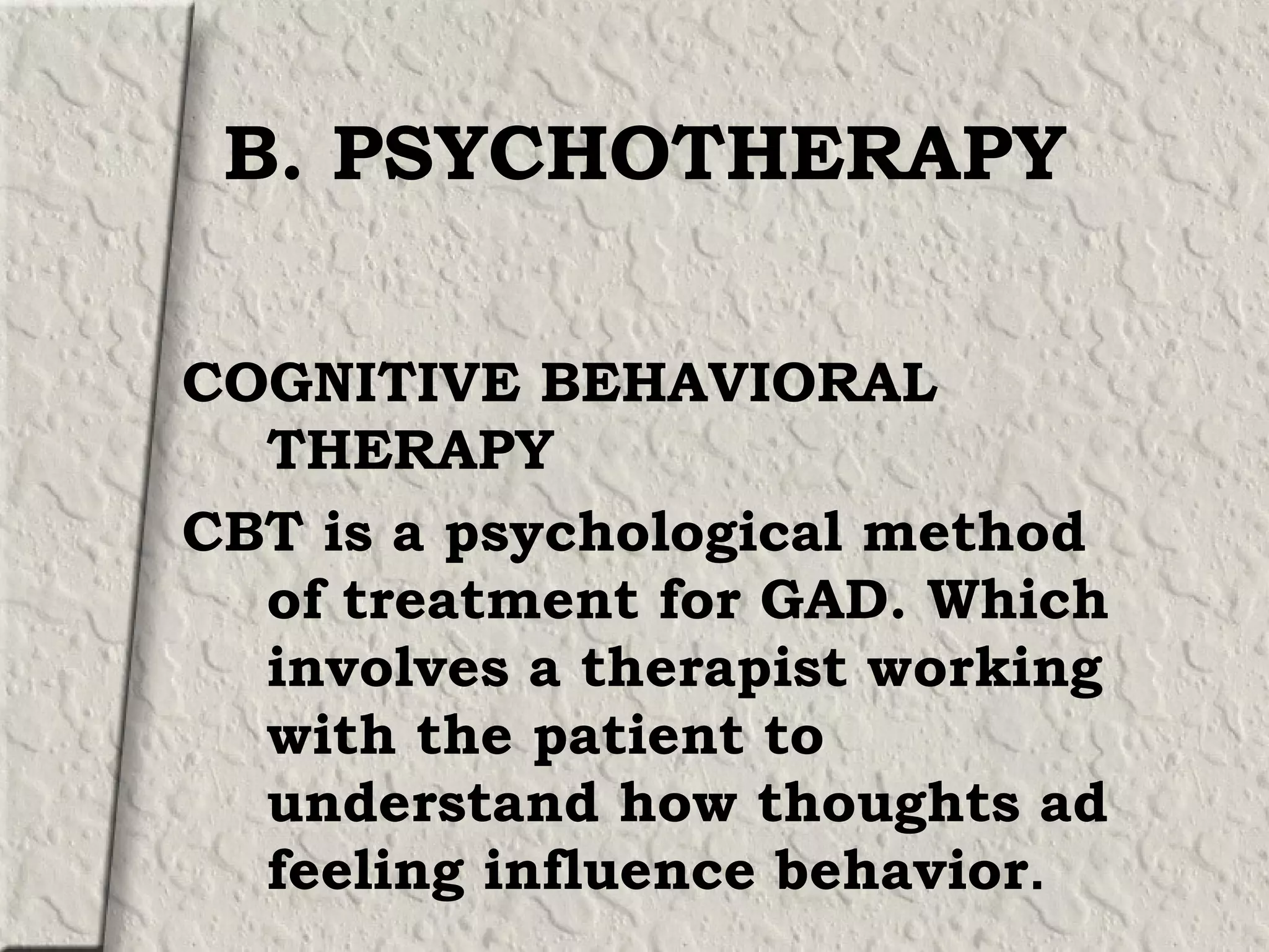 Generalized anxiety disorder | PPT