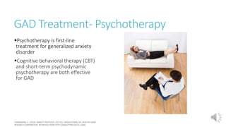 Generalized Anxiety Disorder- What It Is And How To Treat It | PPTX
