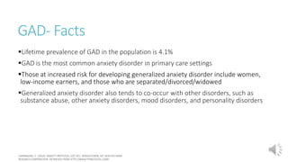 Generalized Anxiety Disorder- What It Is And How To Treat It | PPT