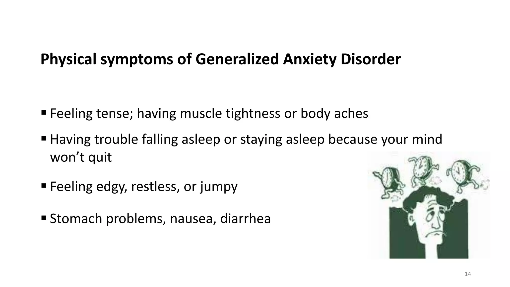 Generalized Anxiety Disorder (GAD) | PPTX
