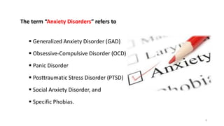 Generalized Anxiety Disorder (GAD) | PPTX