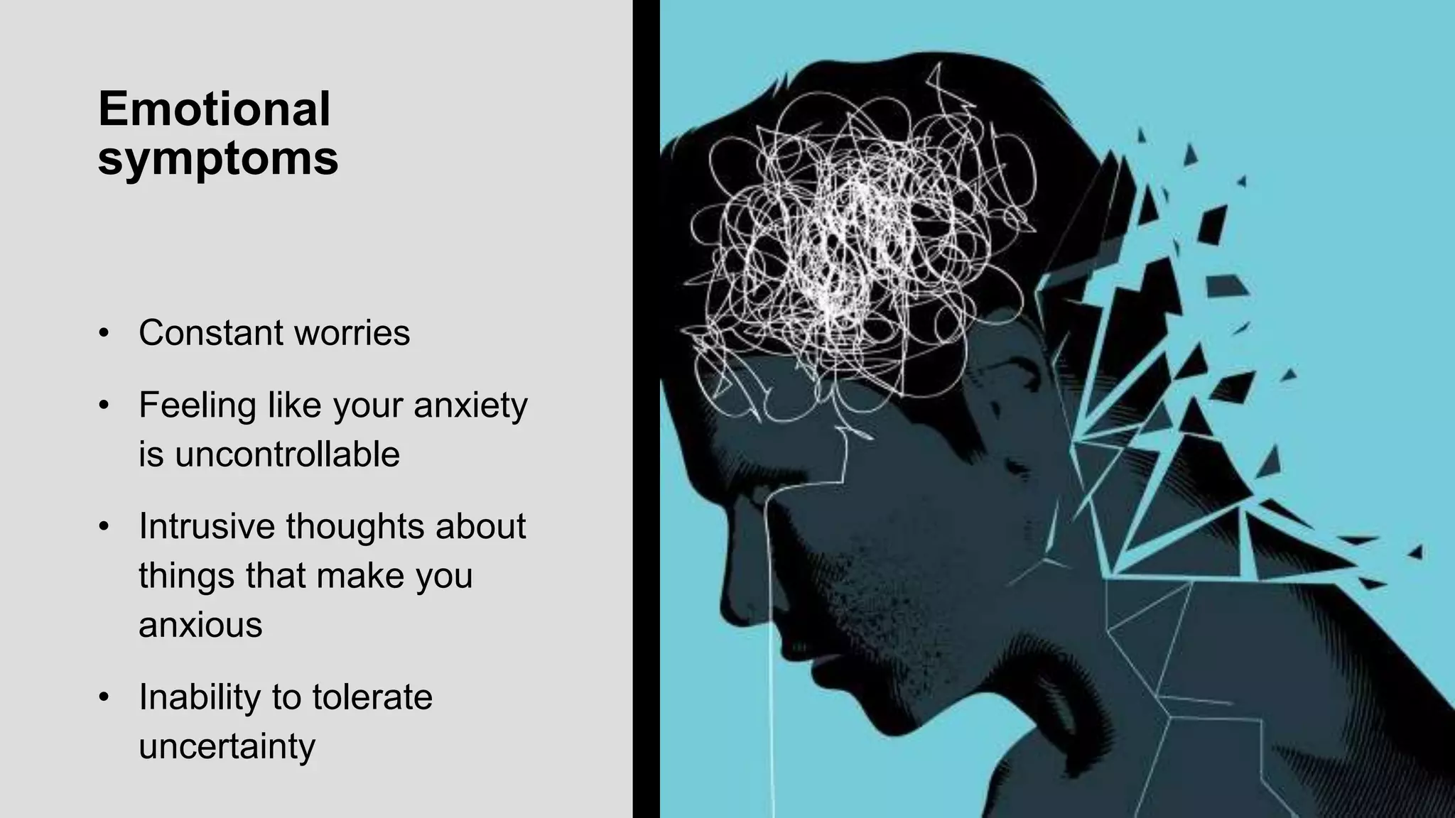 Generalized anxiety disorder | PPTX