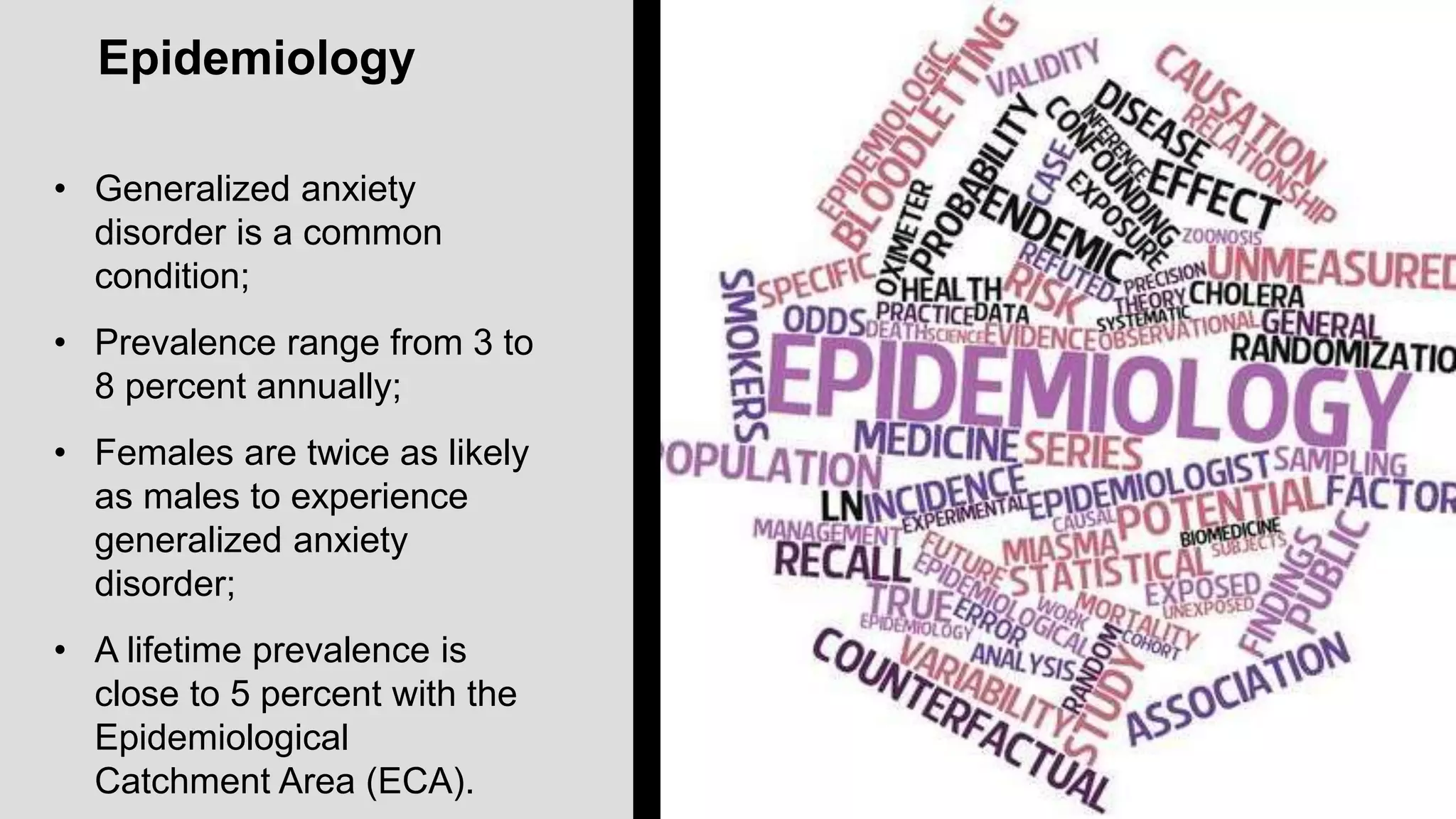 Generalized anxiety disorder | PPTX