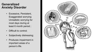 Generalized anxiety disorder | PPTX