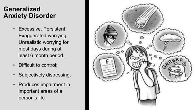 Generalized anxiety disorder | PPTX | Physical Therapy | Wellness