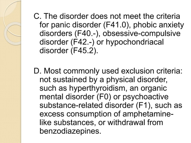 Generalized anxity disorder | PPT