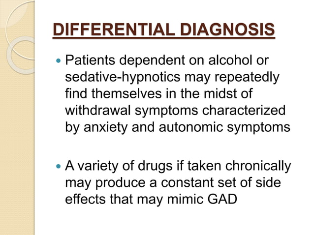 Generalized anxity disorder | PPT
