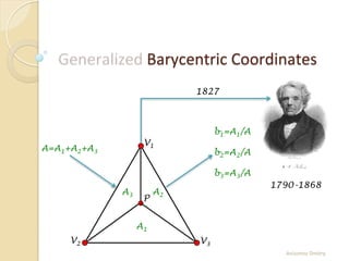 Generalized Barycentric Coordinates | PDF