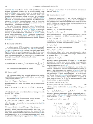 Generalized eigenvalue minimization for uncertain first order plus time-delay processes | PDF