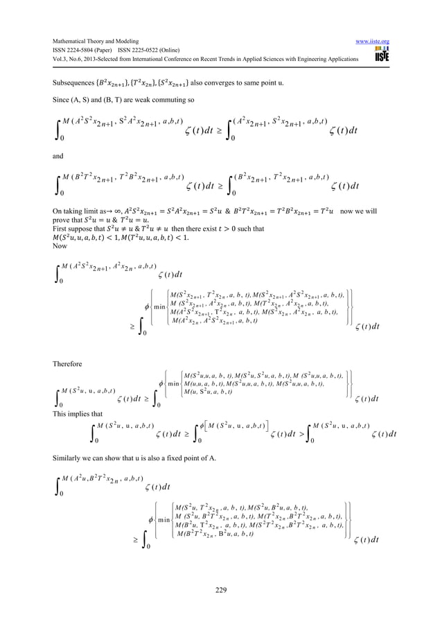 Generalized fixed point theorems for compatible mapping in fuzzy 3 metric space for integral ...