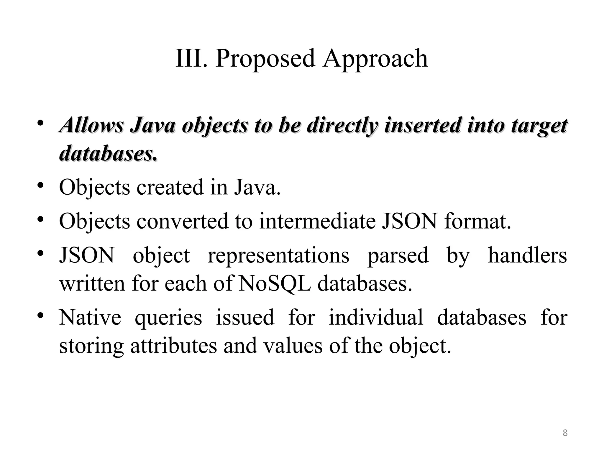 Generalized framework for using NoSQL Databases | PPT Generalized framework for using NoSQL Databases | PPT