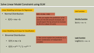 Generalized linear model | PPTX