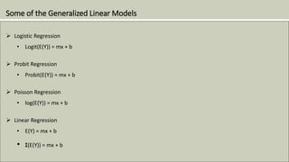 Generalized linear model | PPTX