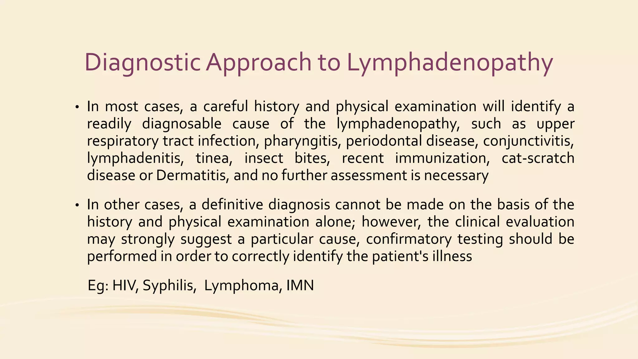 Generalized lymphadenopathy | PPTX