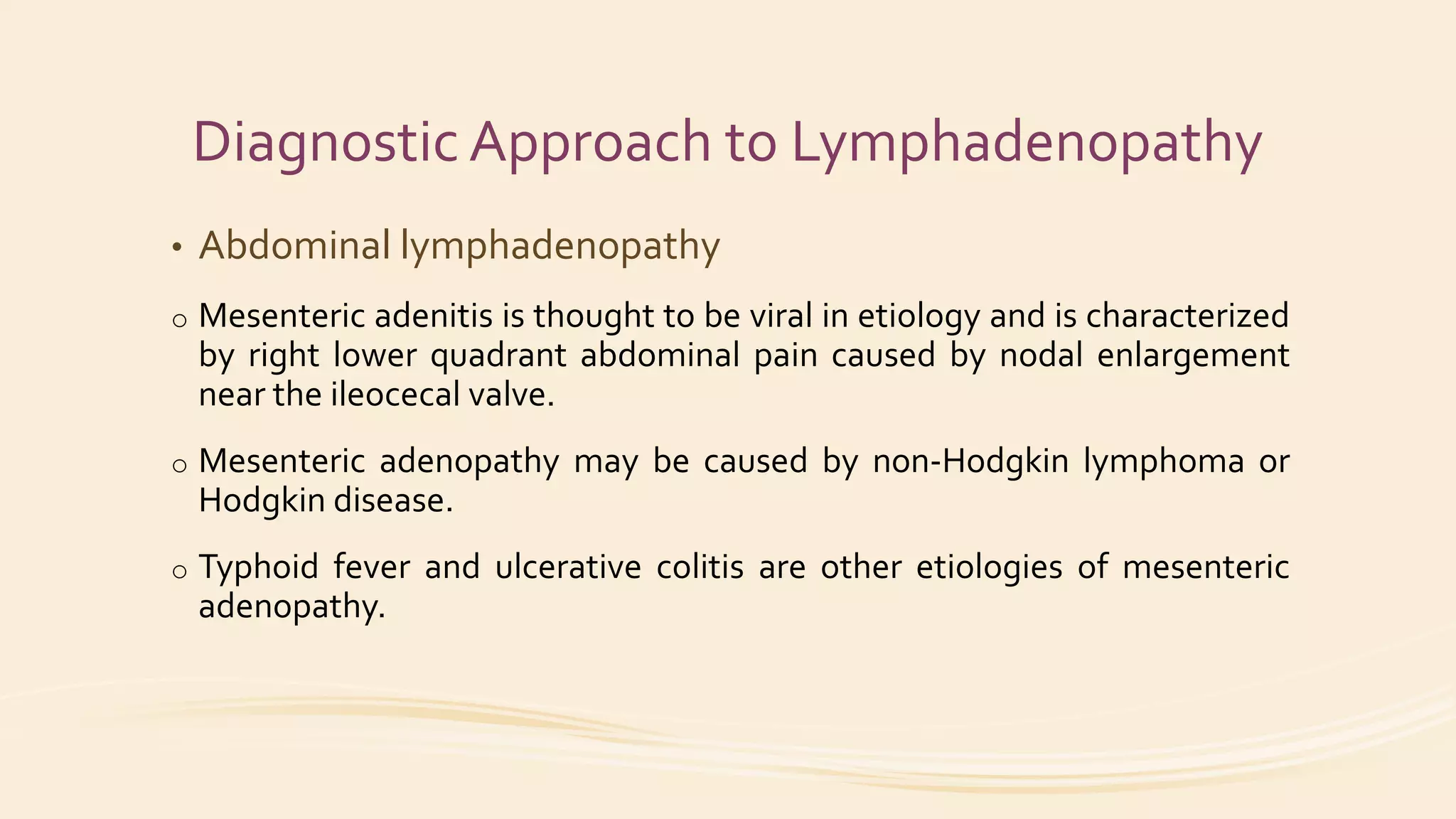 Generalized lymphadenopathy | PPTX