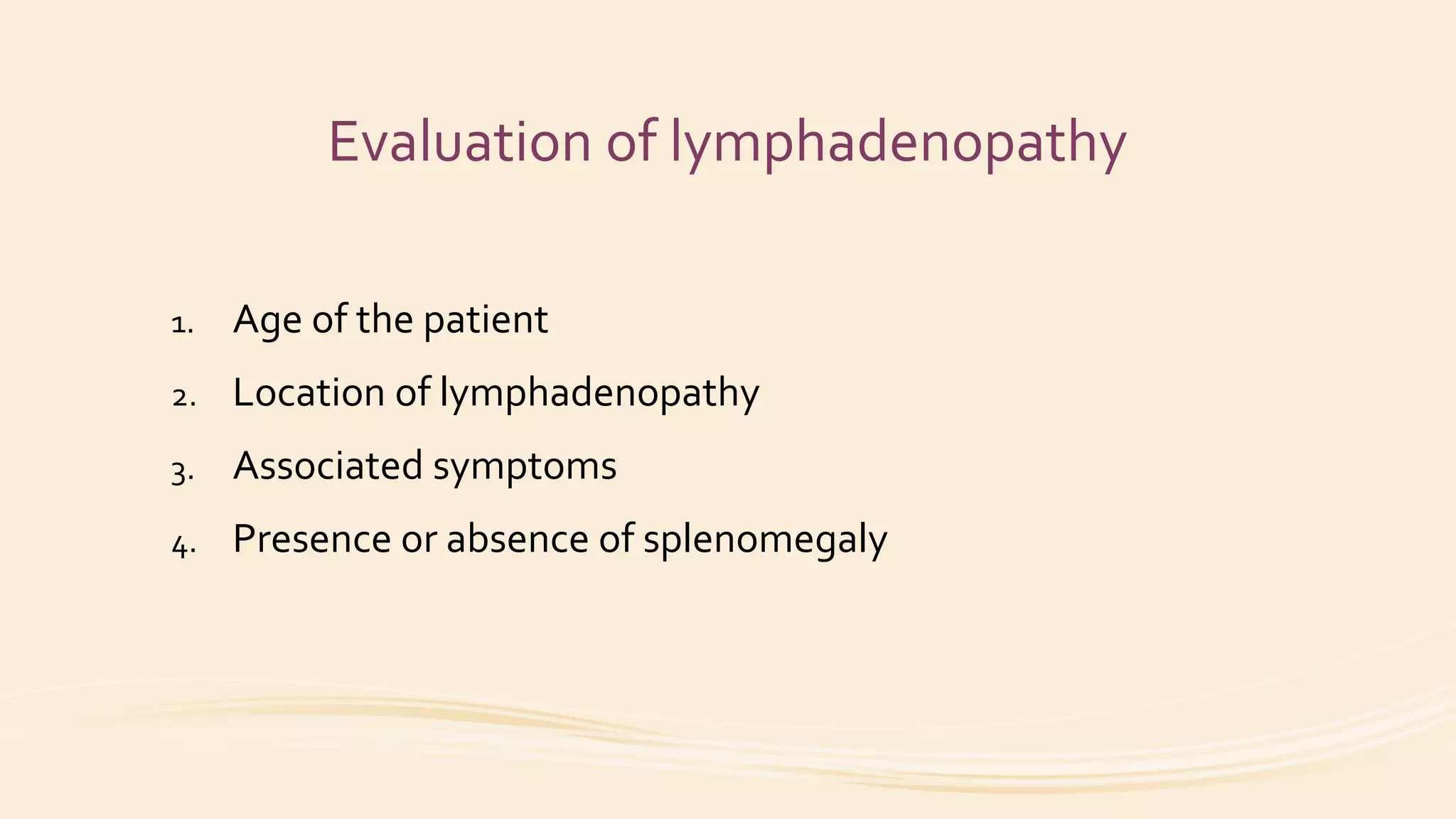 Generalized lymphadenopathy | PPTX