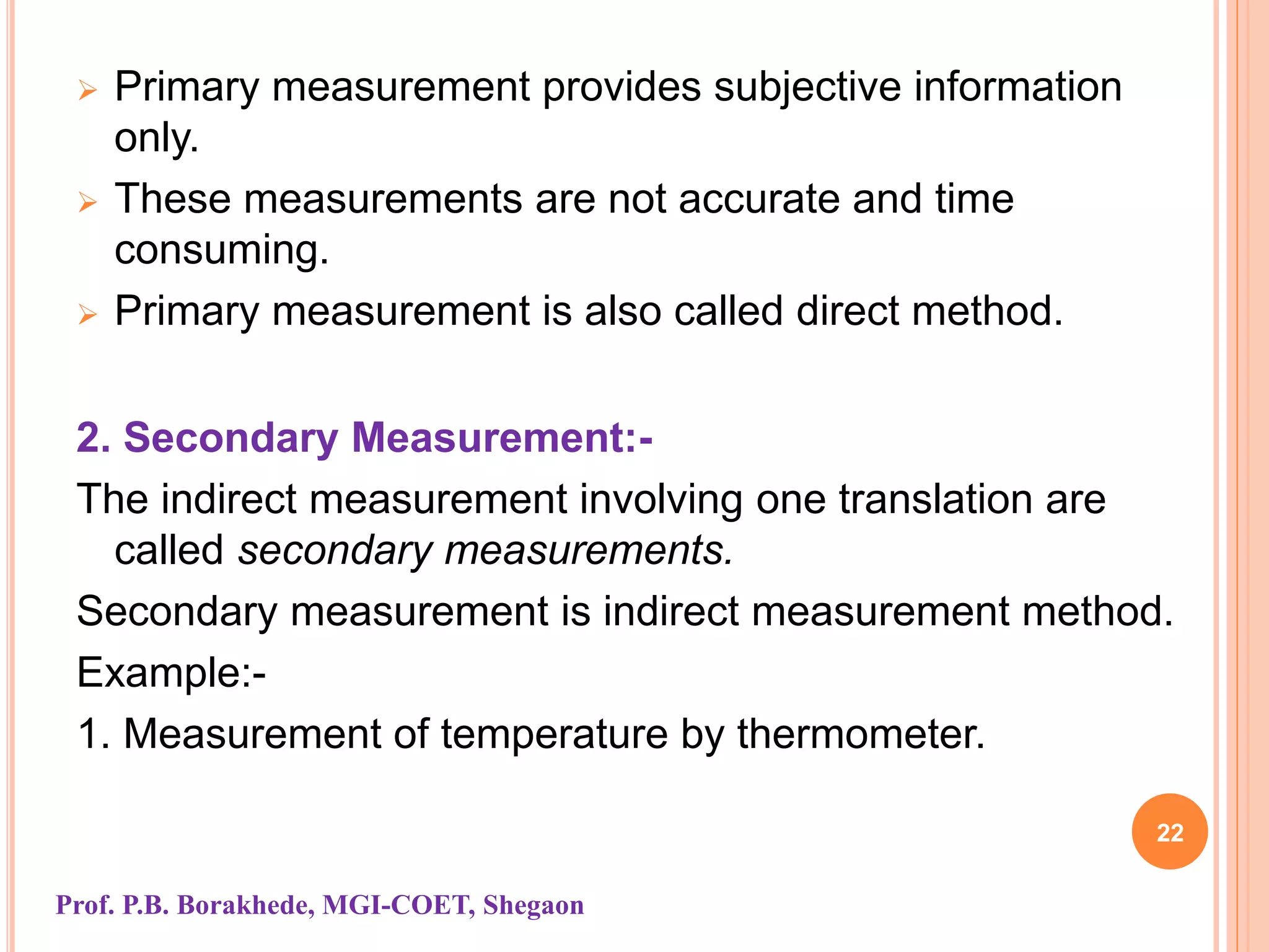 Generalized measurement system | PPSX