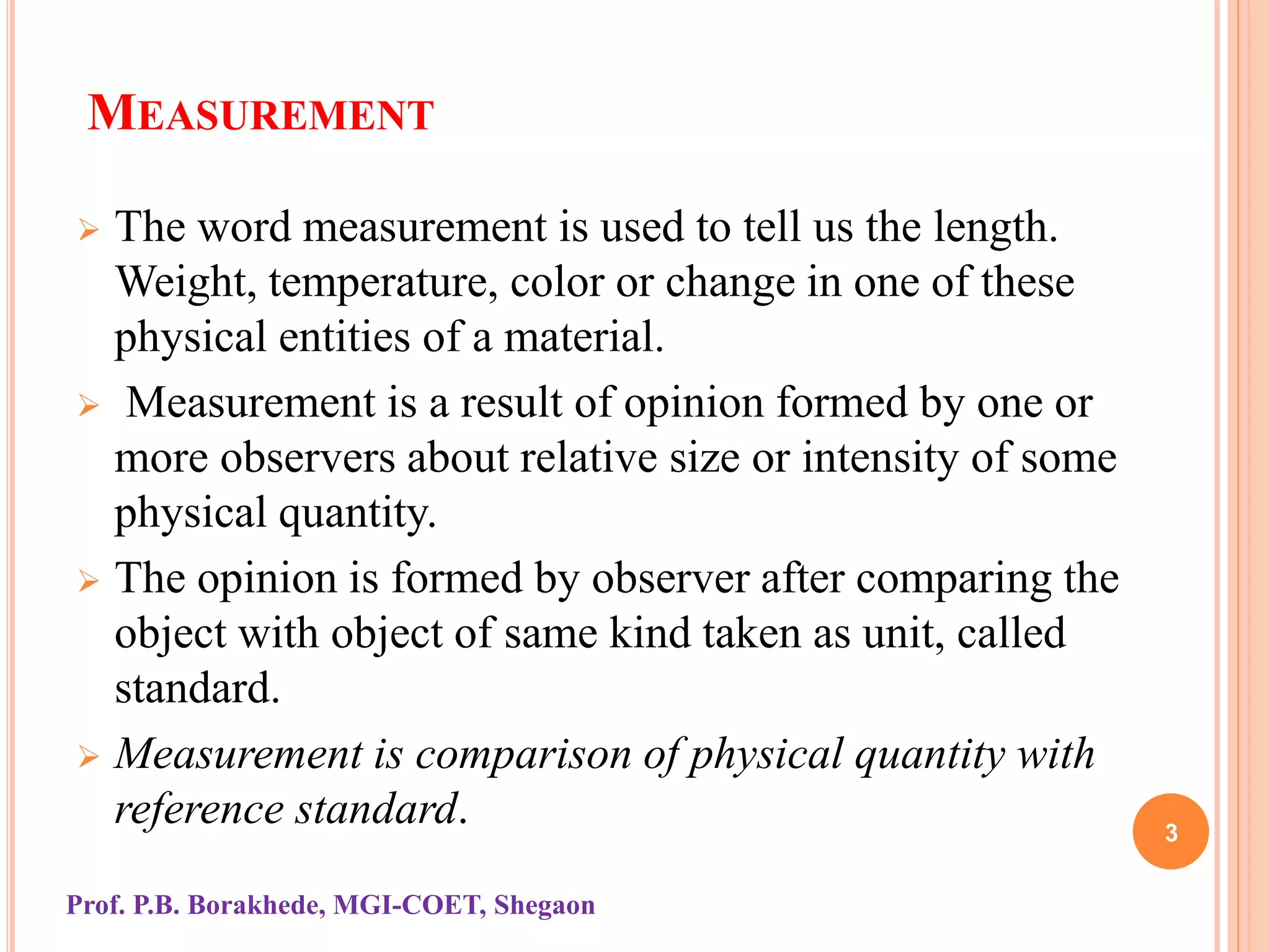 Generalized measurement system | PPSX