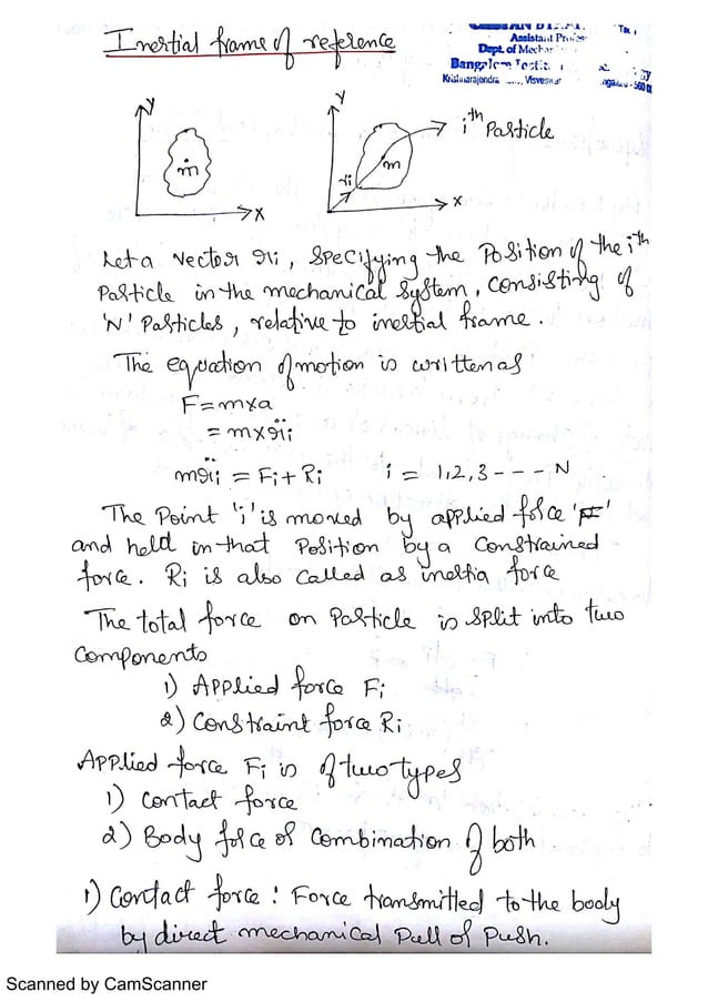 Generalized principles of dynamics | PDF