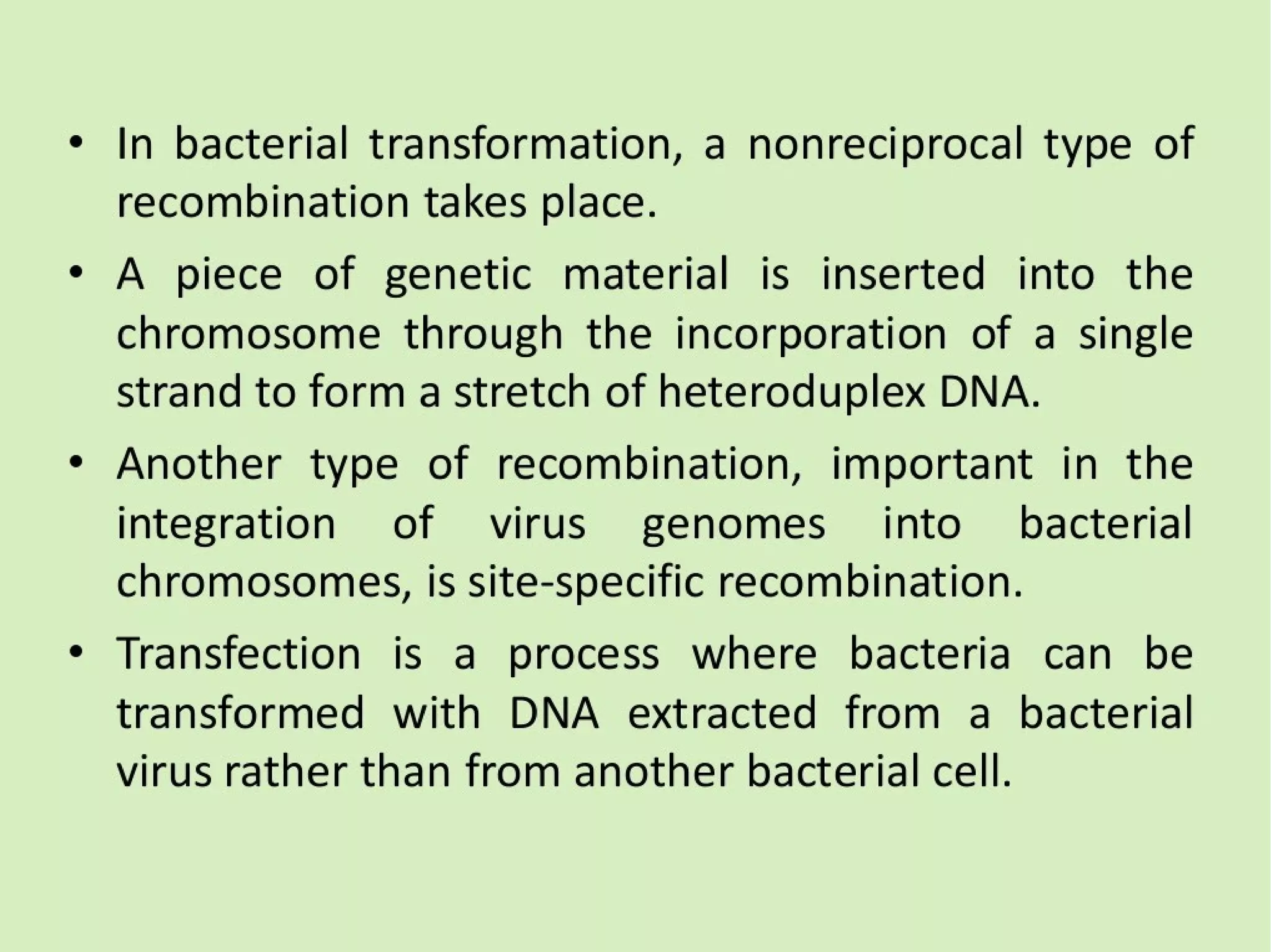 Generalized And Specialized Transduction Transformation And Conjugation Ppt