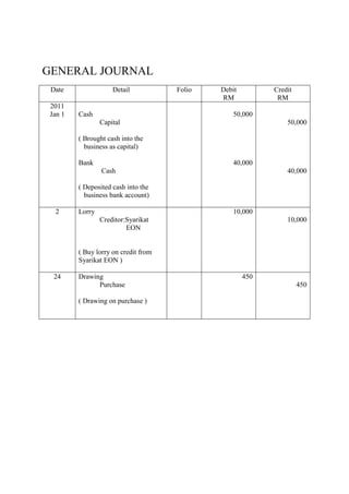 UITM~FAR-General journal complete | DOCX
