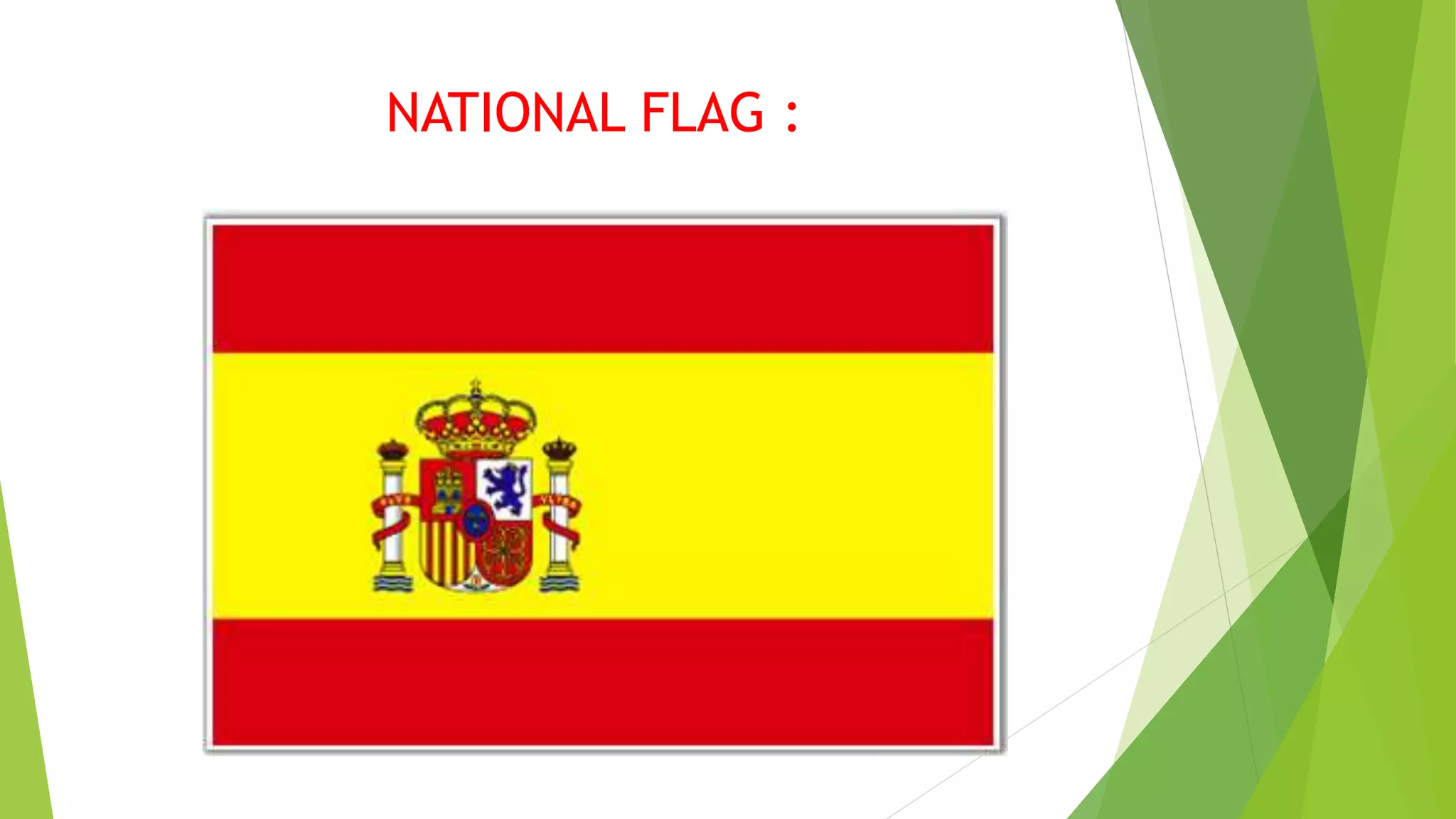 General knowledge - National Symbols Of SPAIN | PPTX