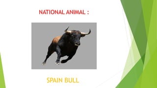 General knowledge - National Symbols Of SPAIN | PPTX