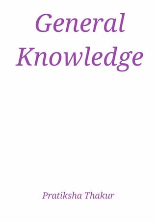 General Knowledge | PDF