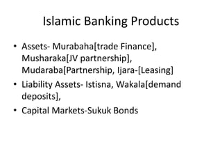 General knowledge on islamic banking muk lecture | PPTX